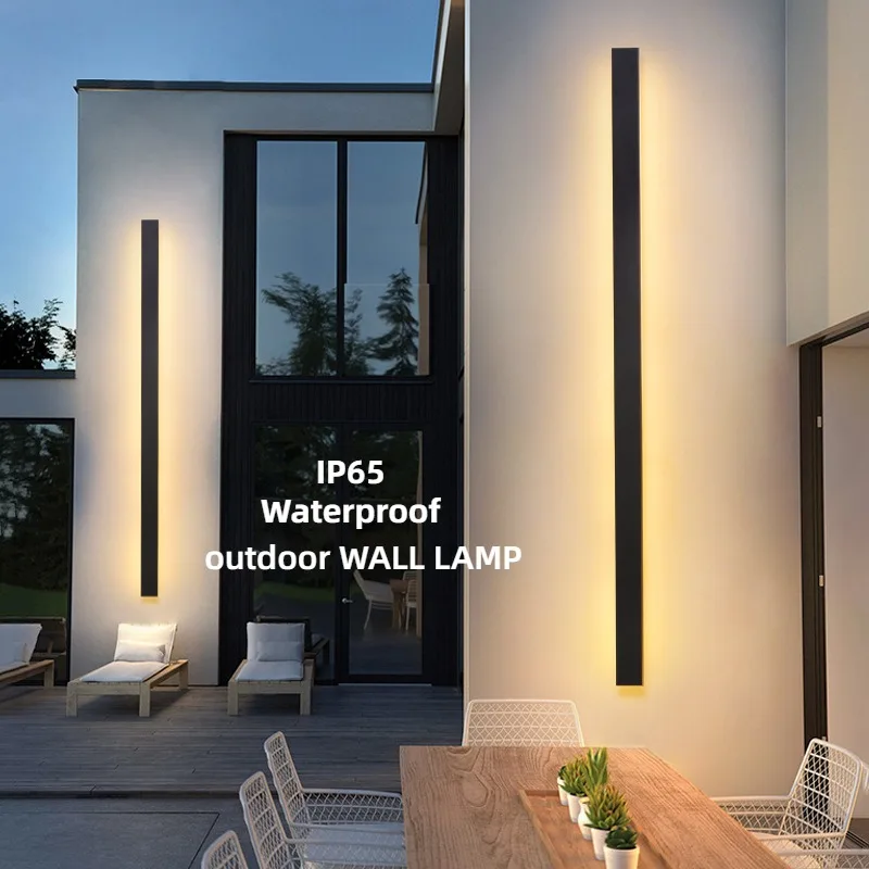 Luz-de-pared-larga-para-exteriores-iluminaci-n-impermeable-IP65-LED ...