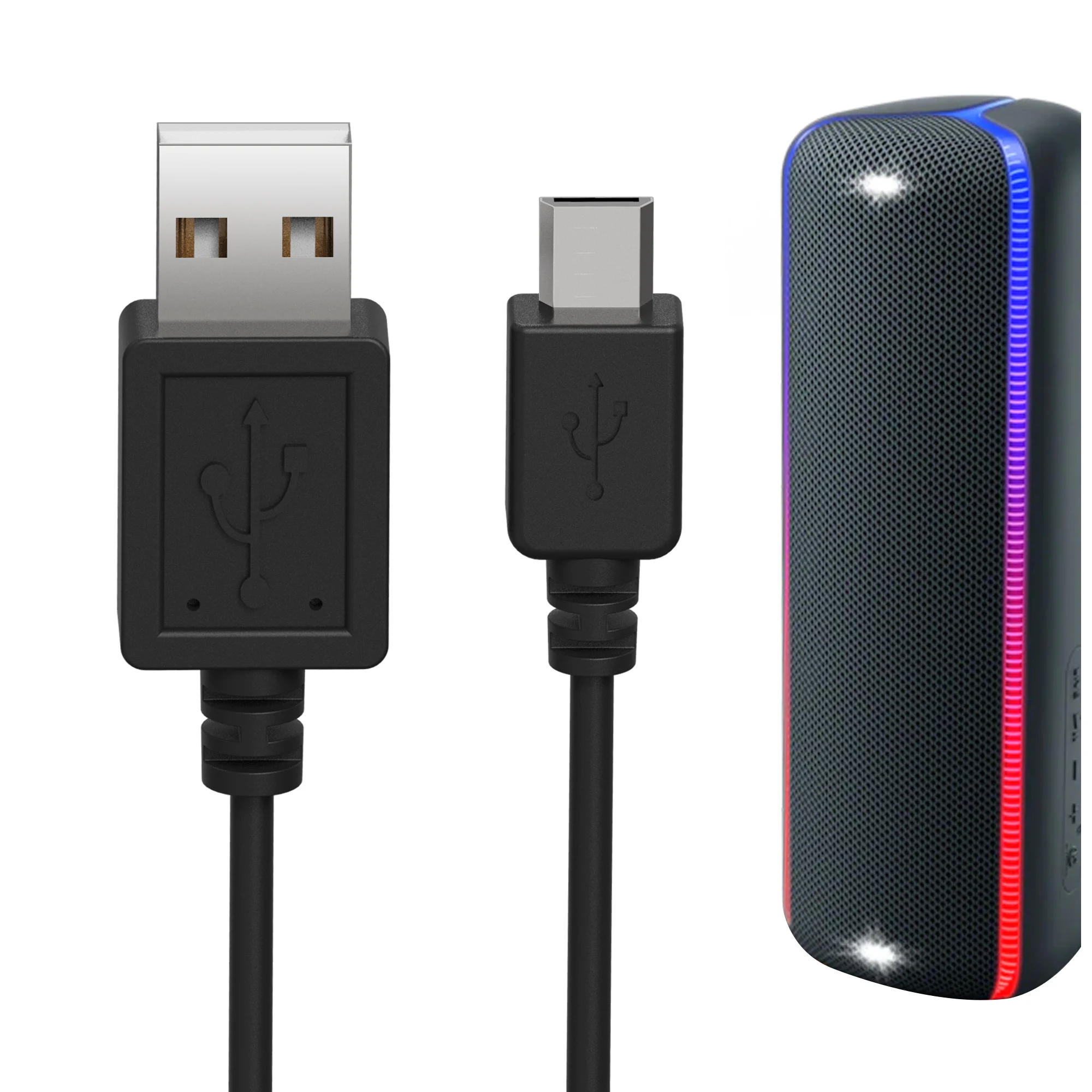 Geekria Micro-USB Speakers Short Charger Cable, Compatible With Sony ...