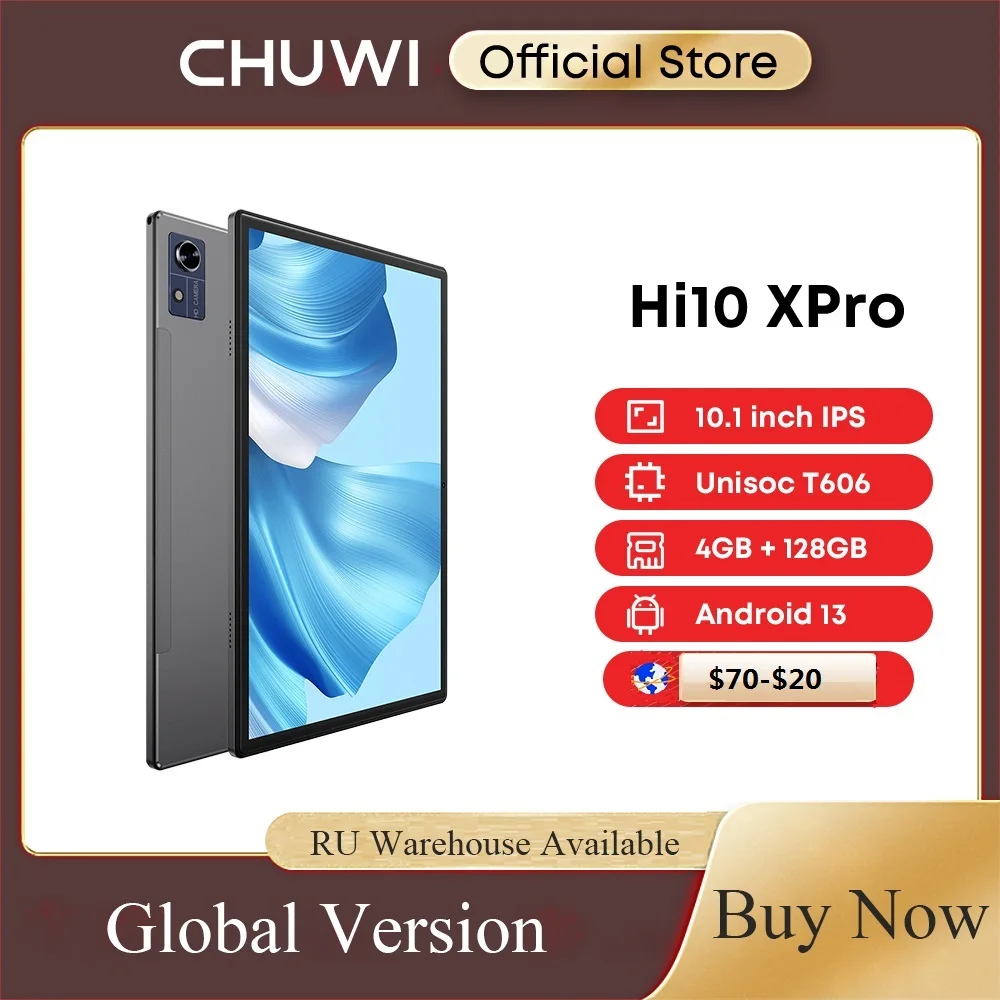 CHUWI Hi10X Pro Unisoc T606 태블릿 PC, 4G LTE, 10.1 인치, 800x1280 IPS 화면, 4GB RAM, 128GB ROM, 2.4G ...