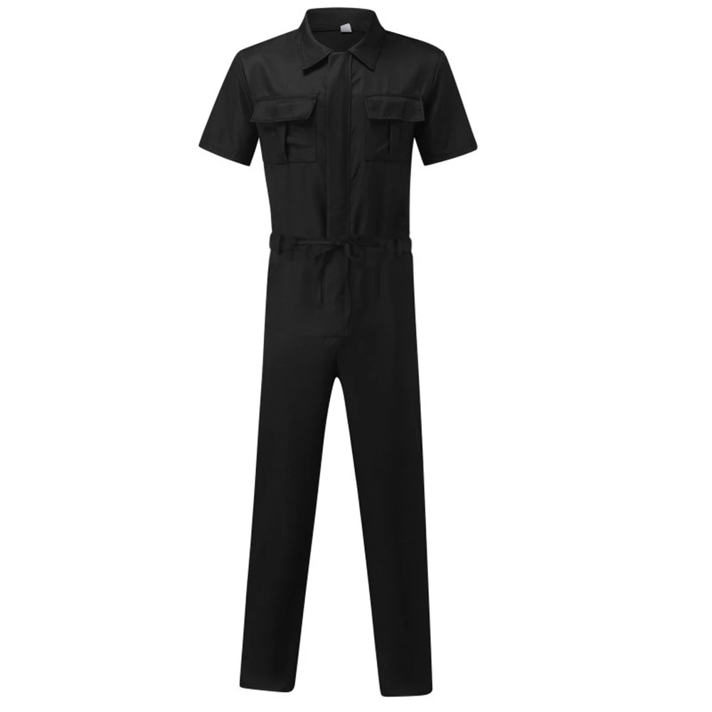 Men-s-Light-Weight-Cargo-Coveralls-Jumpsuit-Zip-Up-Long-Sleeve-Solid ...