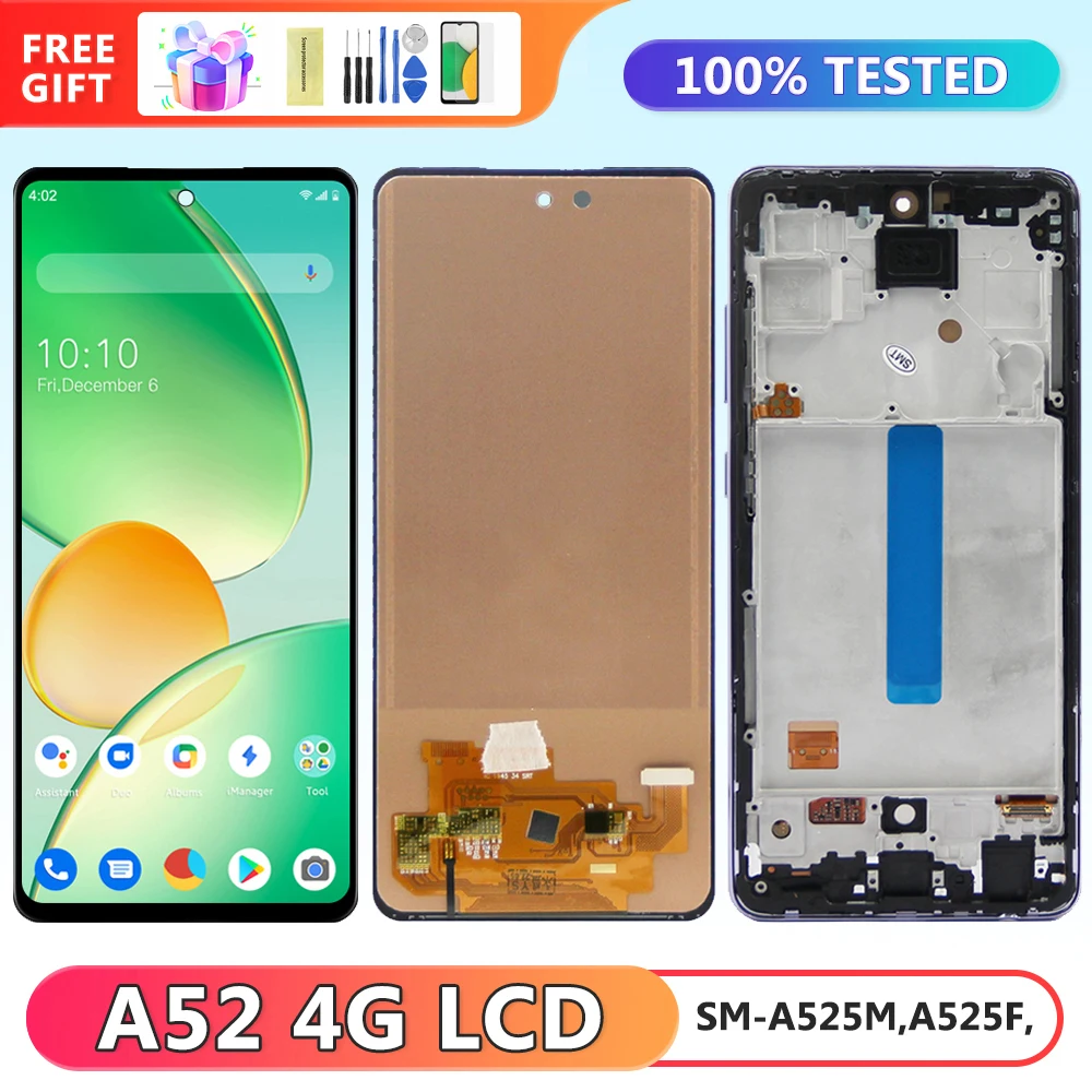 6-5-A52-4G-Display-Replacement-for-Samsung-Galaxy-A52-A525-A525F-A525M ...