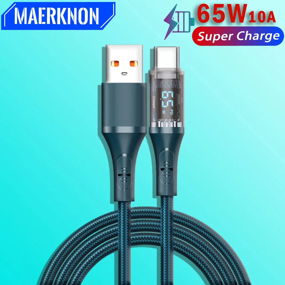 PD-65W-USB-C-Cable-with-Digital-Display-Super-Fast-Charging-Type-C-Data ...