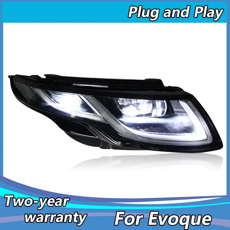 ALL LED Head Lamp For Land Rover Range Evoque 2013-02019 Headlights LED ...