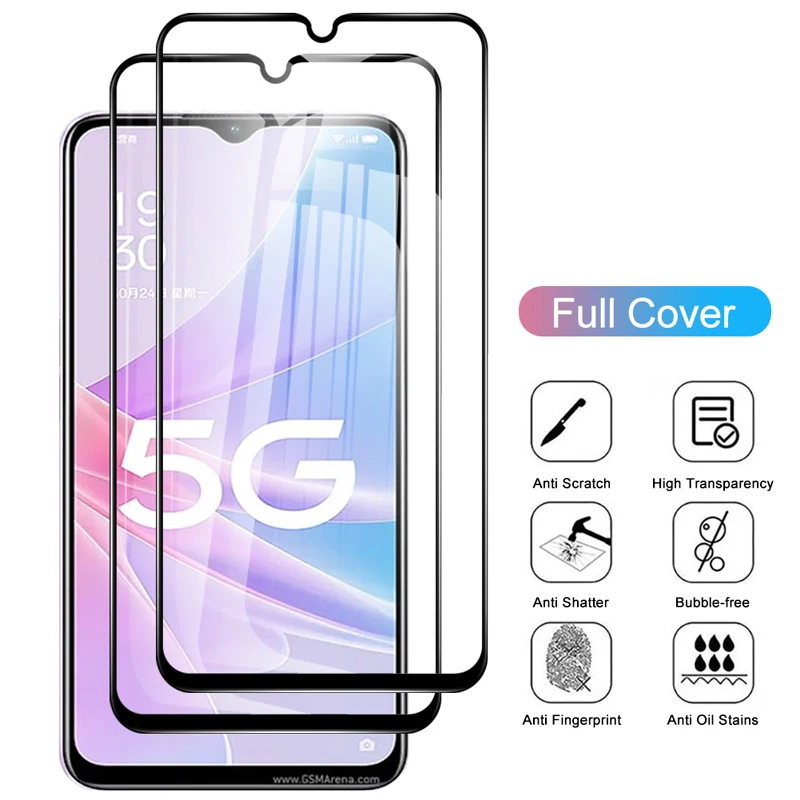 Full Glue Tempered Glass For Oppo A5 A9 2020 A11x A11 A1x A78 Screen