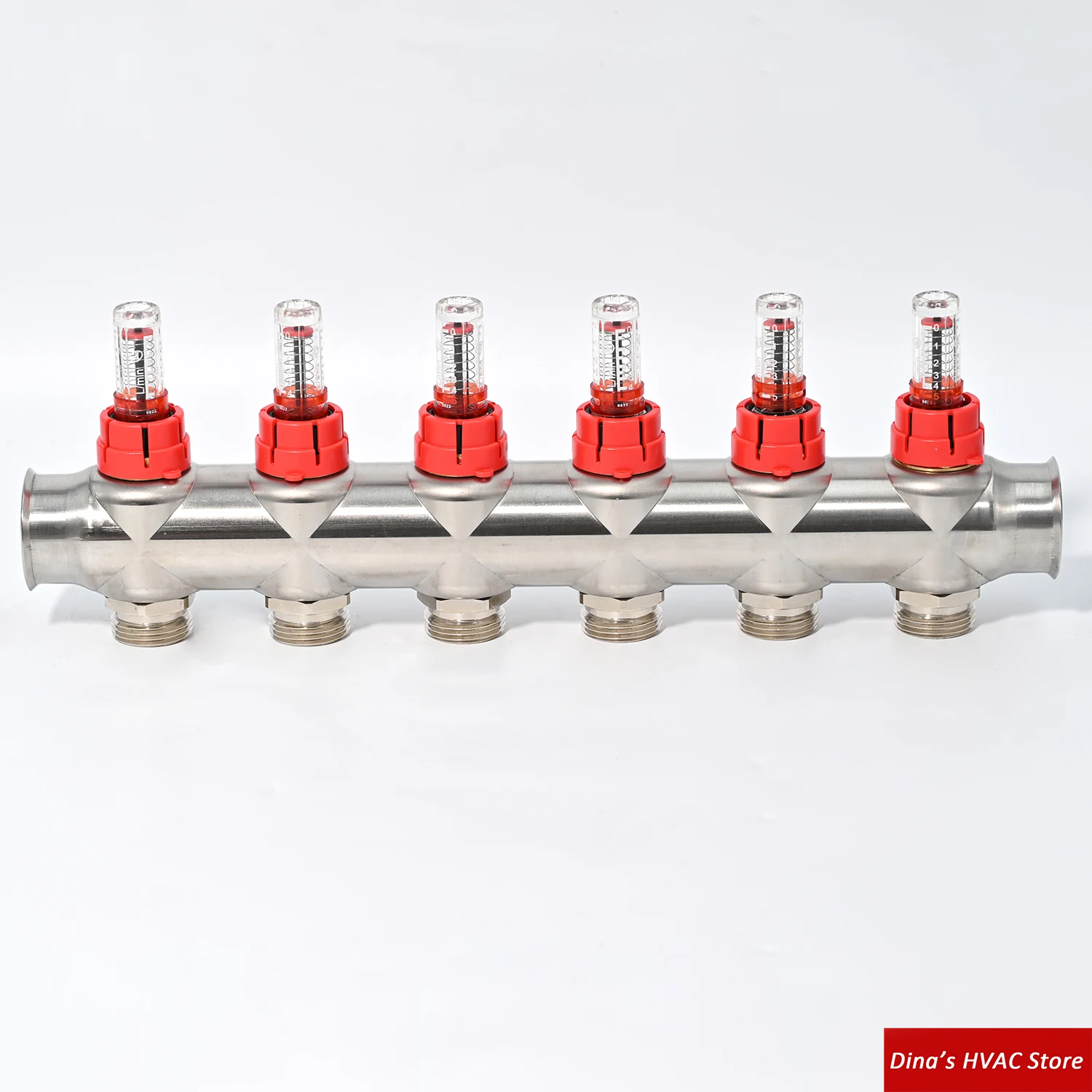 Colector-de-calefacci-n-por-suelo-radiante-de-acero-inoxidable-AiSi304-distribuidor-de ...