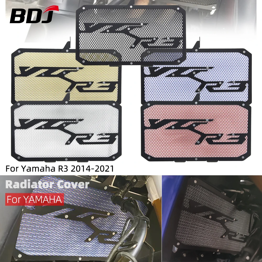BDJ-Radiator-Cover-R3-2021-YZFR3-Motorcycle-Radiator-Tank-Grille-Guard ...