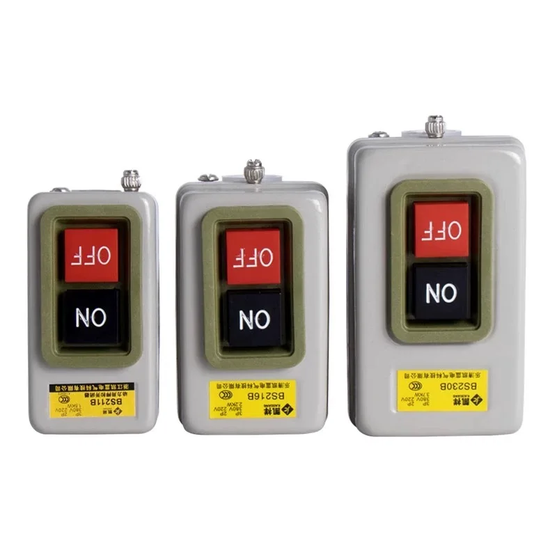 250-380V-Professional-Start-Button-Switch-Control-Box-Safe-Three-phase ...