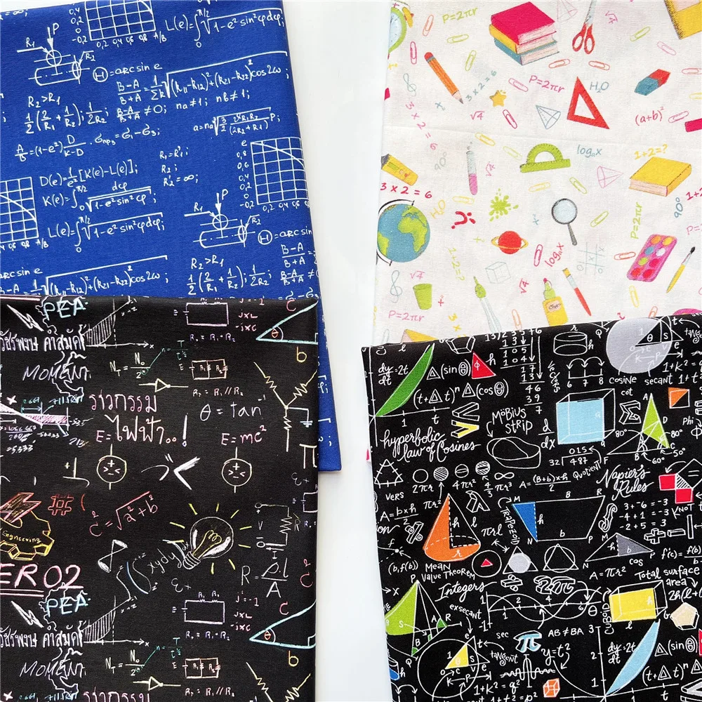 Function-equation-mathematics-Tailoring-cotton-Fabric-Patchwor-Printed ...