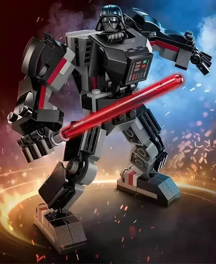 Space Block Model Figure Toys Anime Stormtrooper Darth Vader Rey Kyle ...
