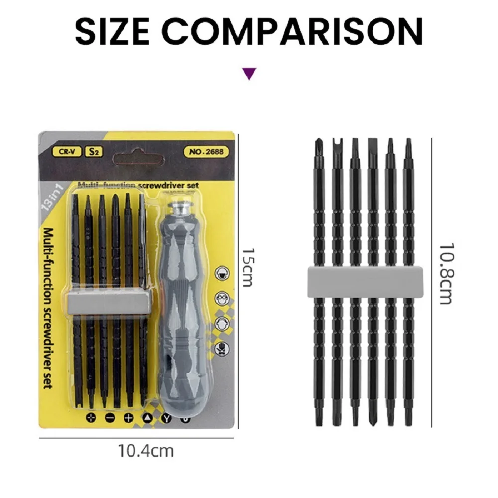 13-in-1-Screwdriver-Set-Precision-Cross-Screwdriver-Head-Double-Head ...