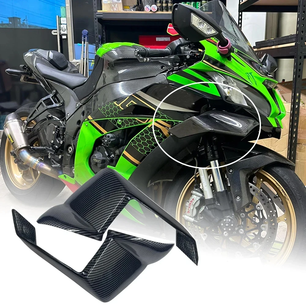 Motorcycle-Winglet-Aerodynamic-Fairing-Side-Wing-Kit-Fixed-For-Kawasaki ...