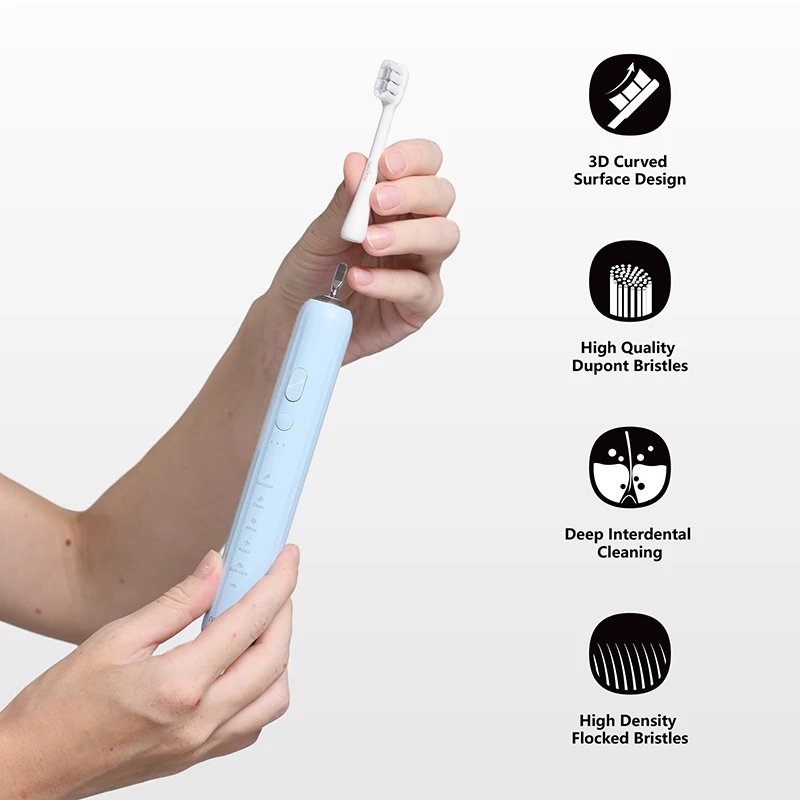 Original Nandme NX7000 Brush Heads Smart Sonic Electric Toothbrush ...