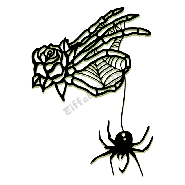 Skeleton Hand Holding Cards