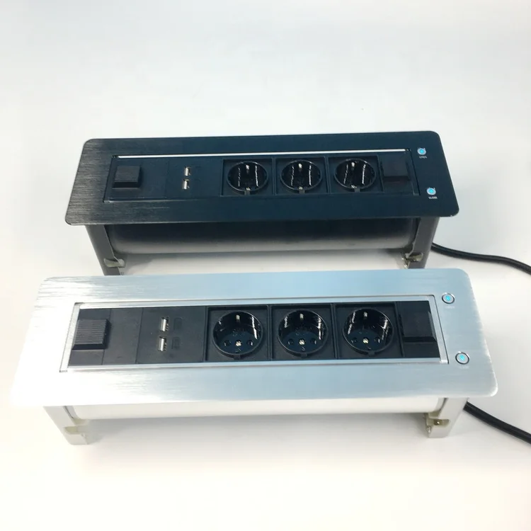 Full-Aluminum-Motorized-Flipping-conference-table-Socket-with-Germany ...