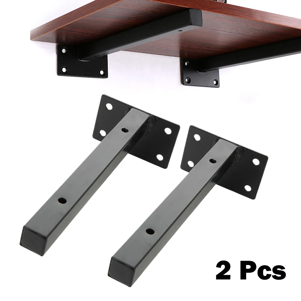 2Pcs-Wall-Shelf-Bracket-Supports-Partition-Support-Frame-Stainless ...