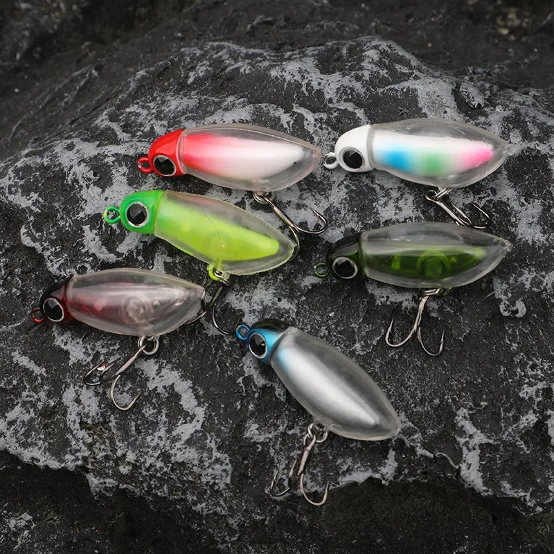 Insect-Wobbler-Fishing-Lure-4cm2-3g-Floating-Crankbait-Soft-Shell-Bait ...