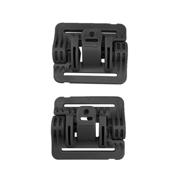 2PCS Tactical Vest Quick Release Buckle Slider Molle Strip Module Strip ...