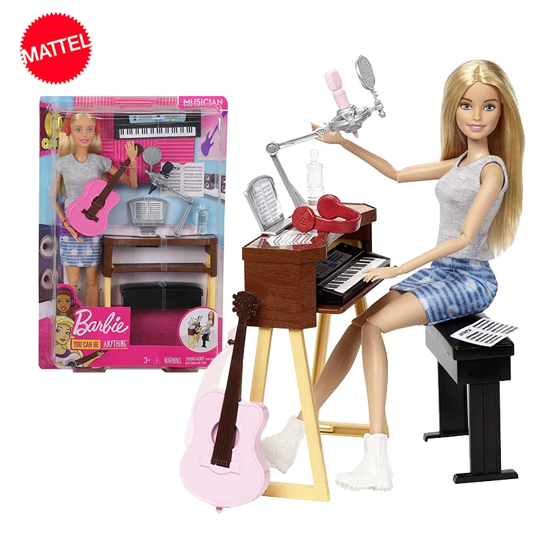 Original-Mattel-Barbie-Musician-Doll-Music-Themed-Playset-with-Guitar ...