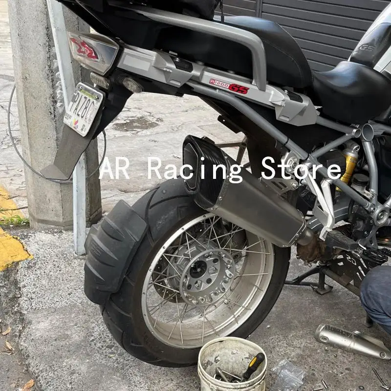 60MM Motorcycle Exhaust Escape iSTUNT Moto Modified Carbon fiber ...