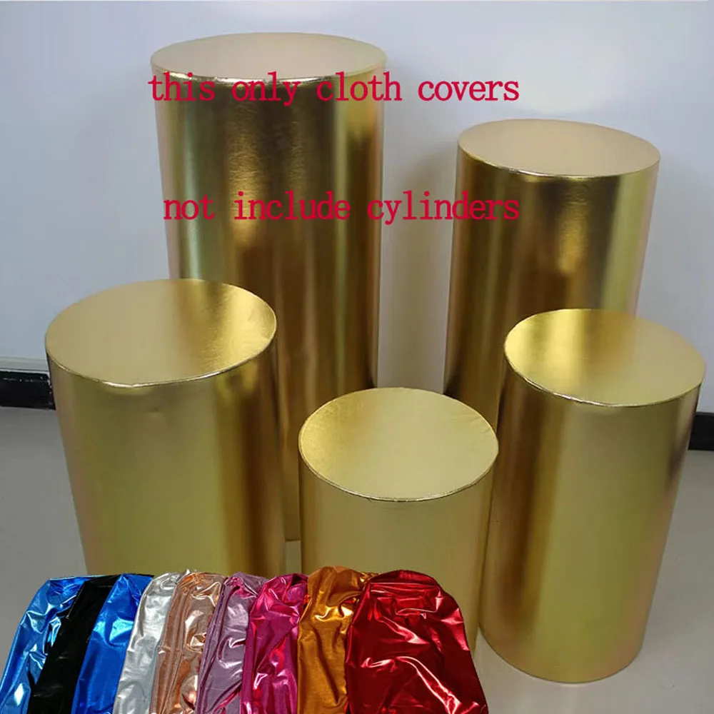 Cylinder-Circular-Column-Cloth-Round-Risers-Flower-Stand-Covers-Display ...