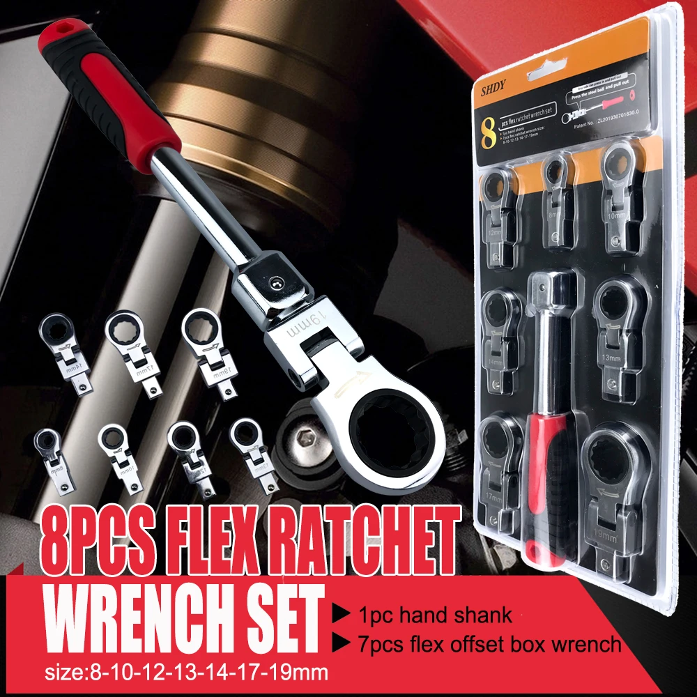 Torque Wrench Interchangeable Head | Ratchet Wrenches Ratchet | Shaking ...