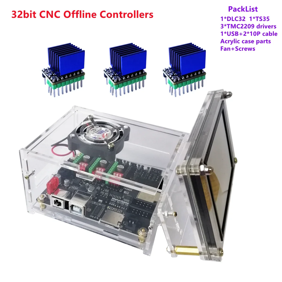 GRBL-offline-controller-MKS-DLC32-case-box-CNC-board-panel-3018-3020 ...