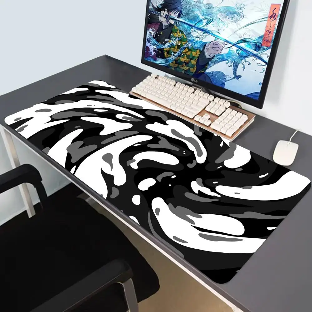 Black-And-White-Abstract-Mouse-Pad-Gaming-Accessories-Office-Gamer ...