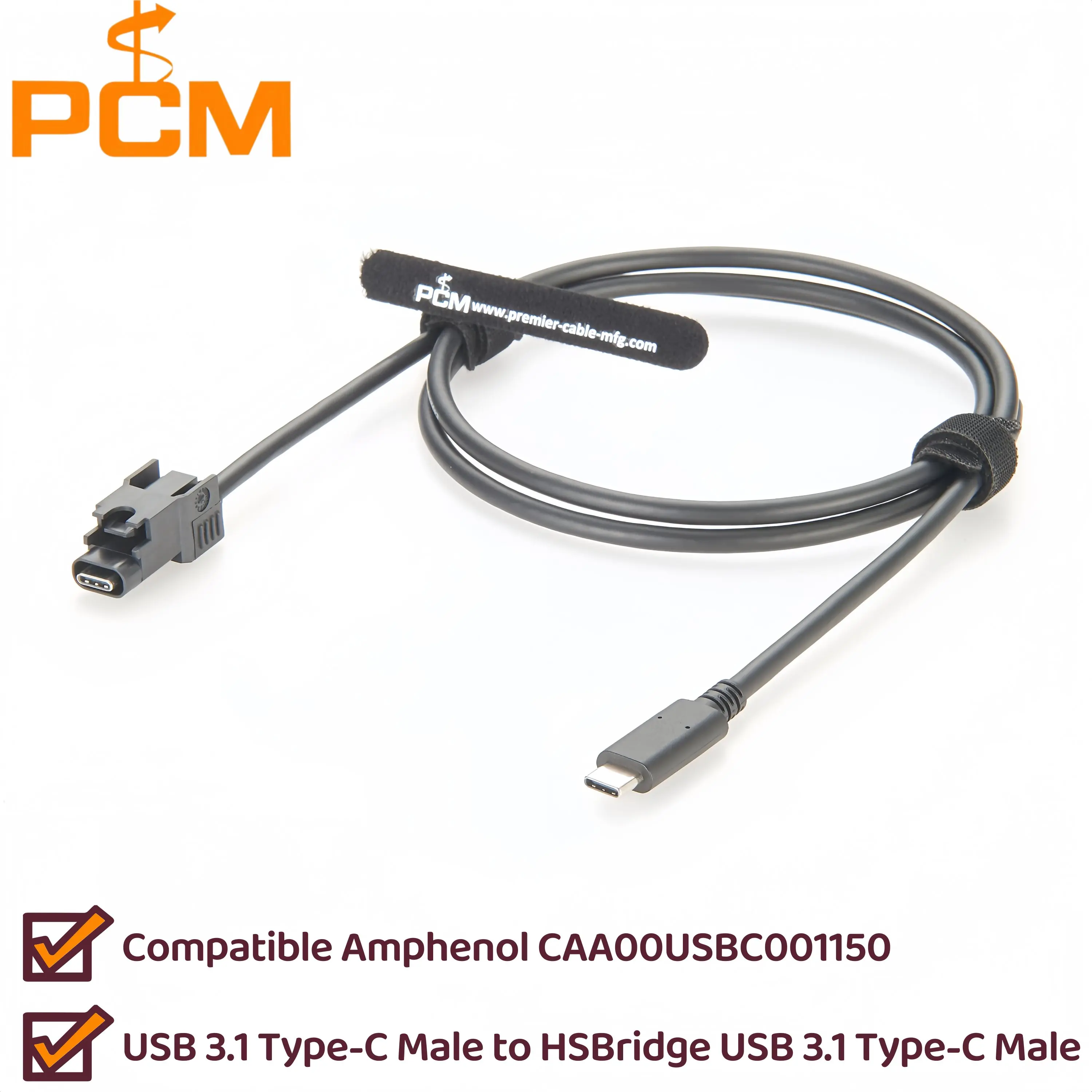 HSBridge USB Type C Automotive Connector Cable for Car Cameras ...