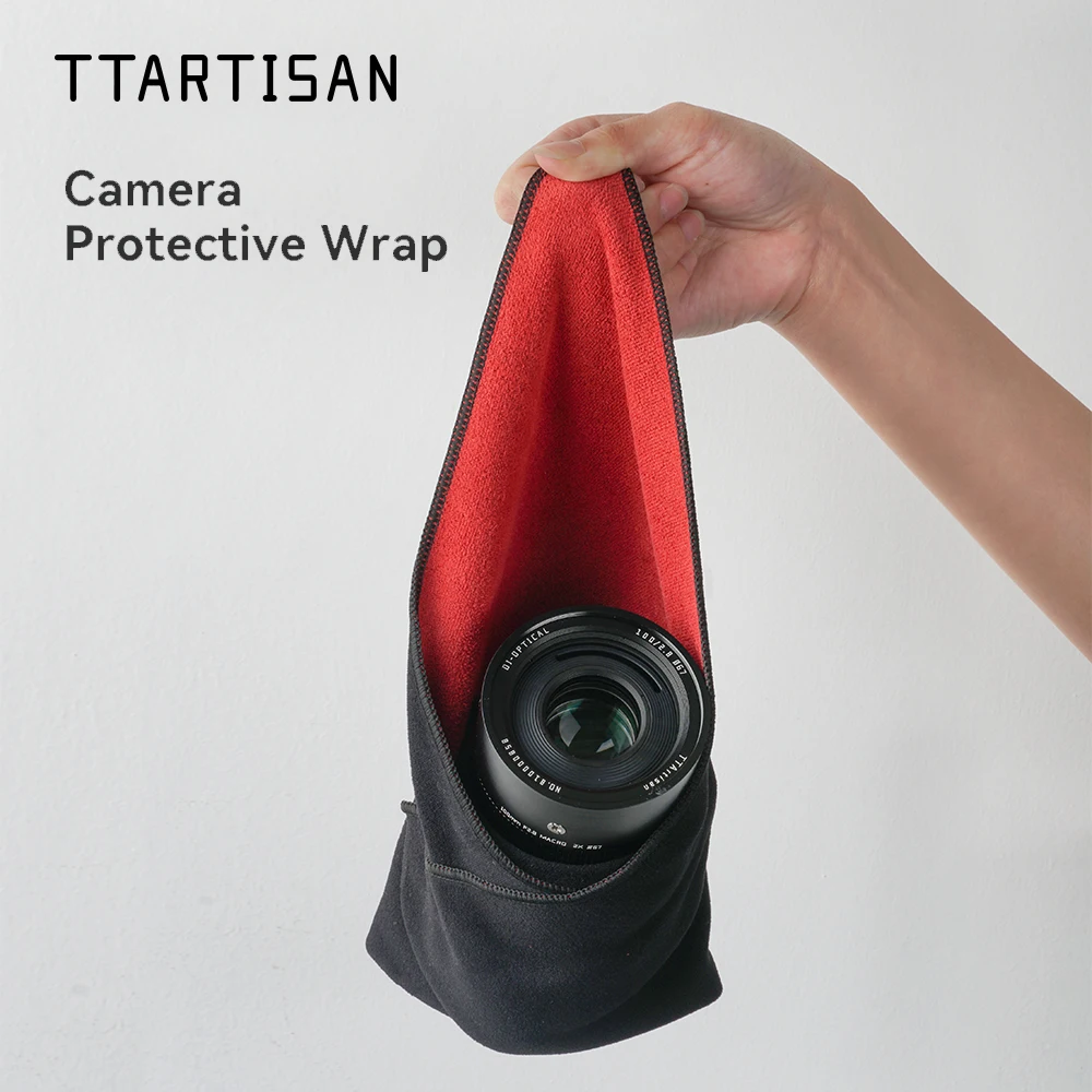 TTartisan 접이식 사진 카메라 보호 랩, 카메라 천 보호 커버, 캐논 니콘 소니 DSLR 카메라 렌즈 플래시용