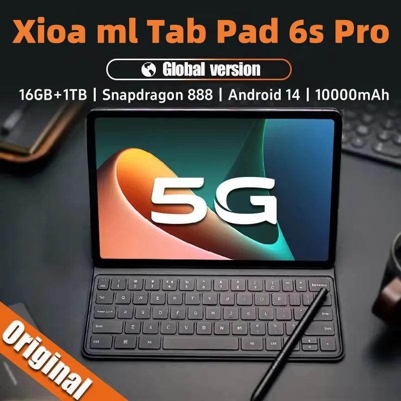 Tableta-Pad-6S-Pro-HD-4K-versi-n-Global-Android-14-0-Snapdragon-888-11 ...