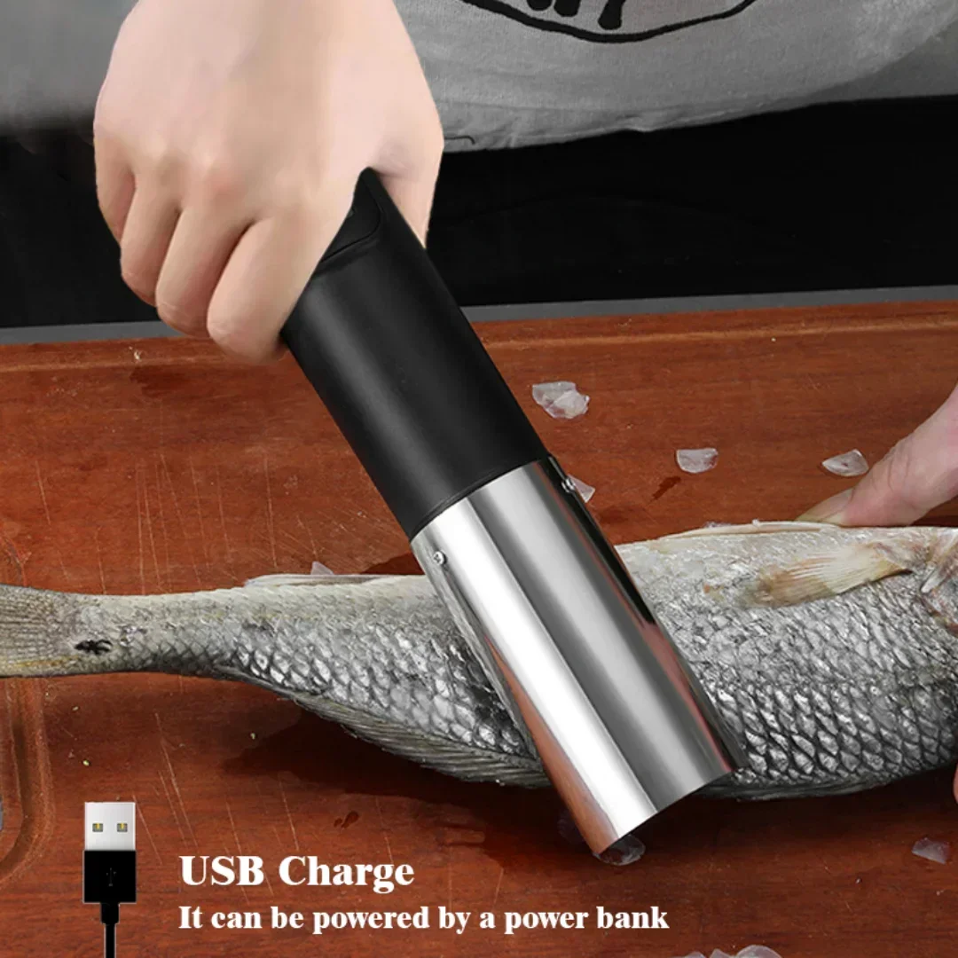Portable-Electric-Fish-Scales-Remover-Clearer-Rechargeable-Battery ...