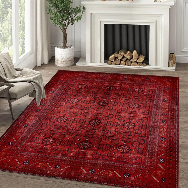 Oriental-Red-Carpet-Persian-Vintage-Style-Rugs-for-Living-Room-Oversize ...