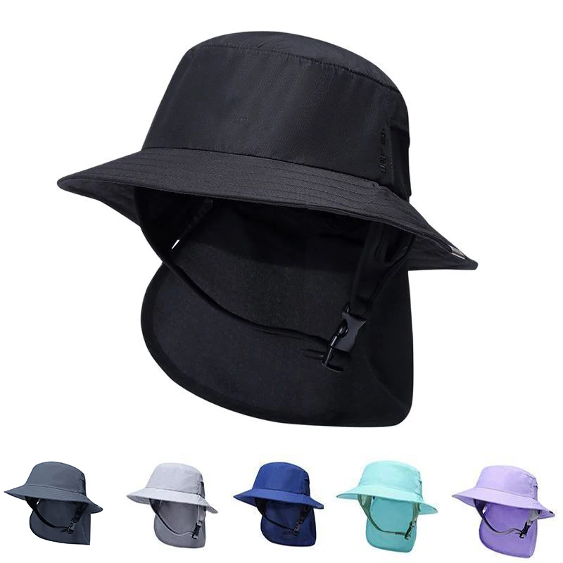 Summer Beach Surfing Hat Men Women Bucket Hat Breathable Shade ...