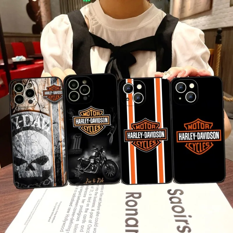 Motorcycle Harleys Davidsons Phone Case For Apple Iphone 13 Pro 12 14 ...