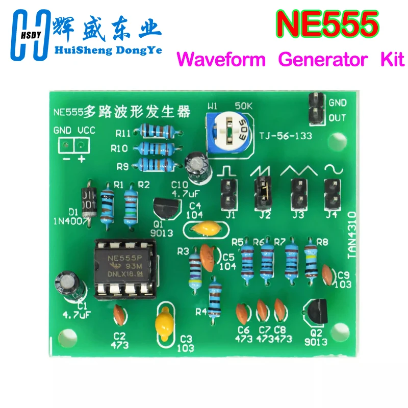 DC6-12V-NE555-Pulse-Generator-Module-Sine-Triangle-Square-Wave-Generator-Multi-Channel-Waveform ...