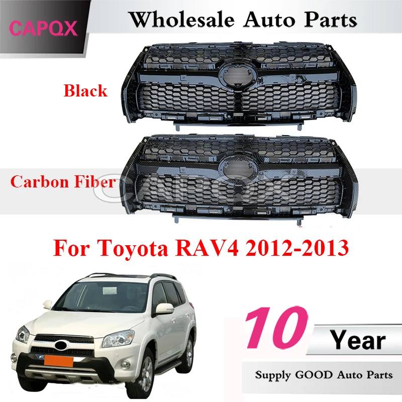 CAPQX Front Bumper Grille Mask Radiator Grill For Toyota RAV4 2012-2013 ...