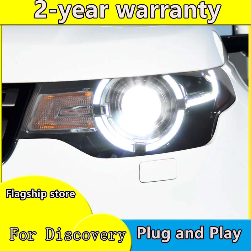 Car Styling Head Lamp for Land Rove Discovery Freelander Headlight 2016 ...