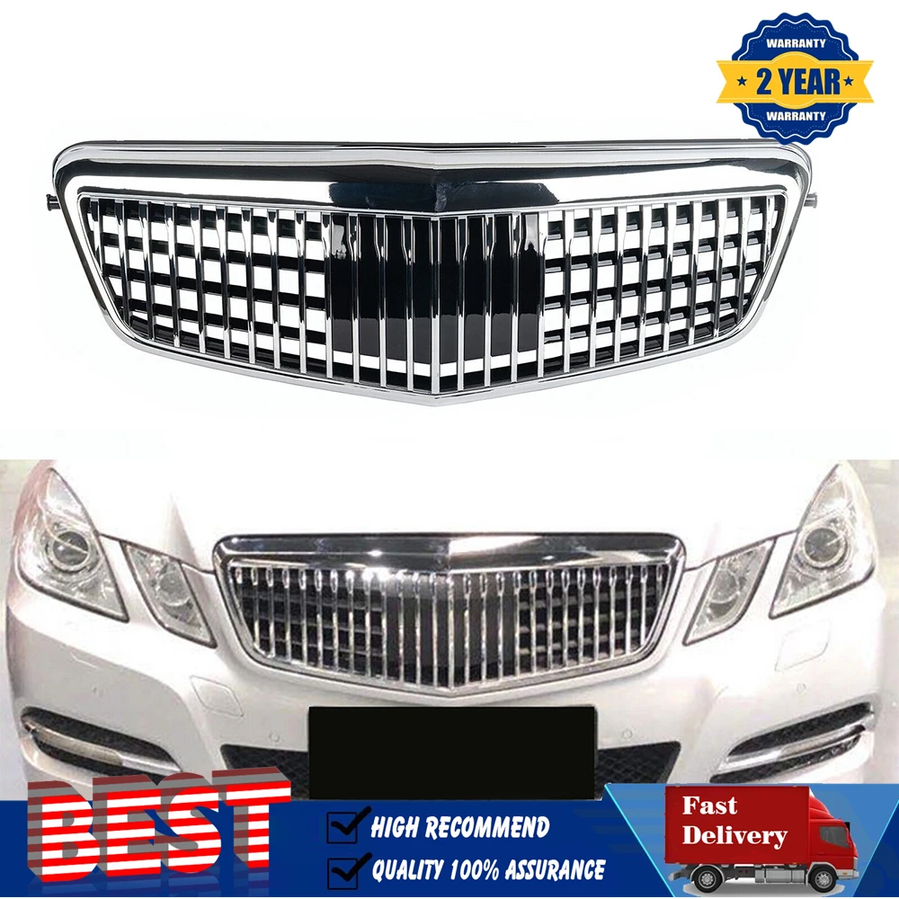 Front Bumper Grille Chrome For Mercedes Benz W212 E-CLASS Maybach 2009 ...