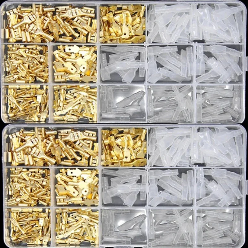 315Pcs-Crimp-Spade-Terminal-Assorted-Electrical-Wire-Cable-Connector ...