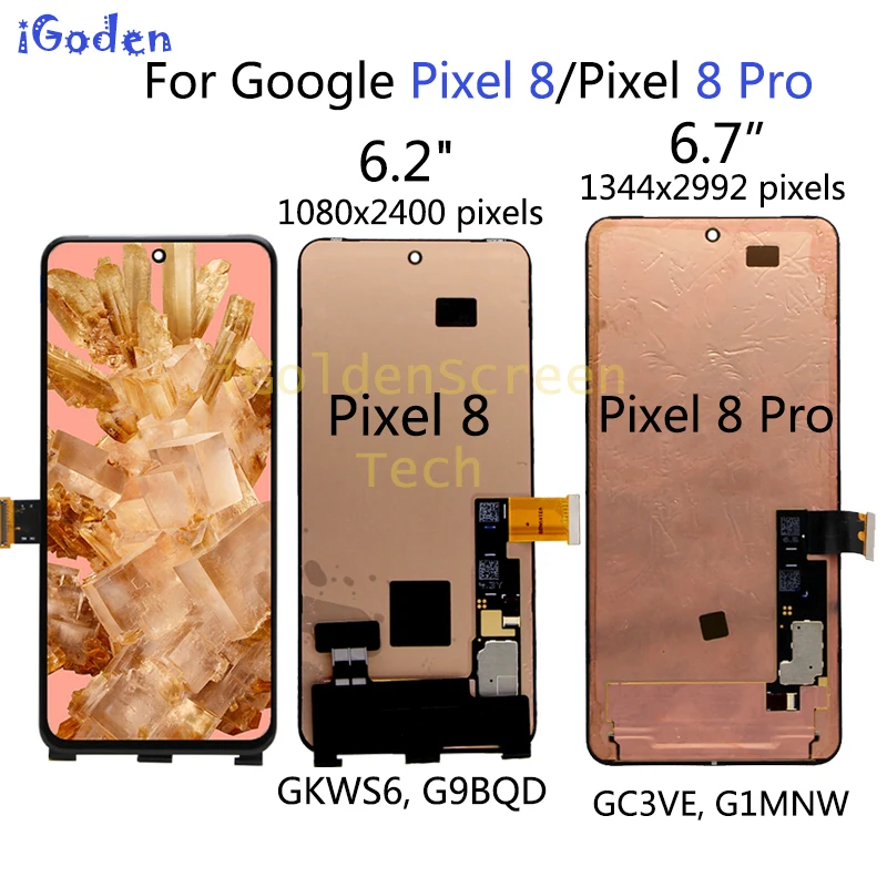 OEM 6,7 "para Google Pixel 8 Pro pantalla LCD con pantalla ...