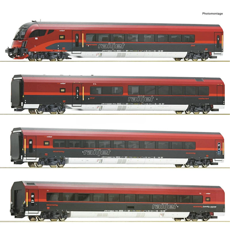 ROCO-Train-Model-1-87-HO-OBB-Passenger-Car-Set-Internal-Combustion ...