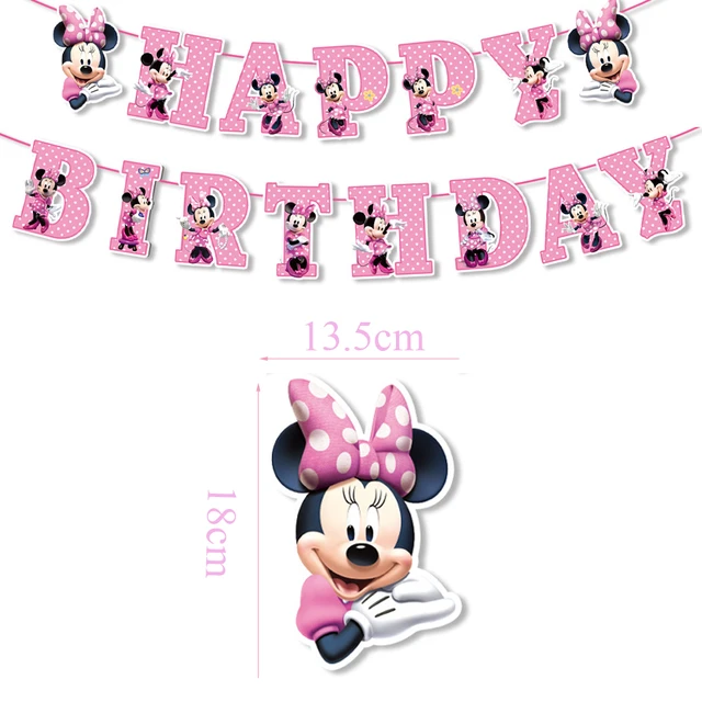 Pink Minnie Mouse Birthday Clipart