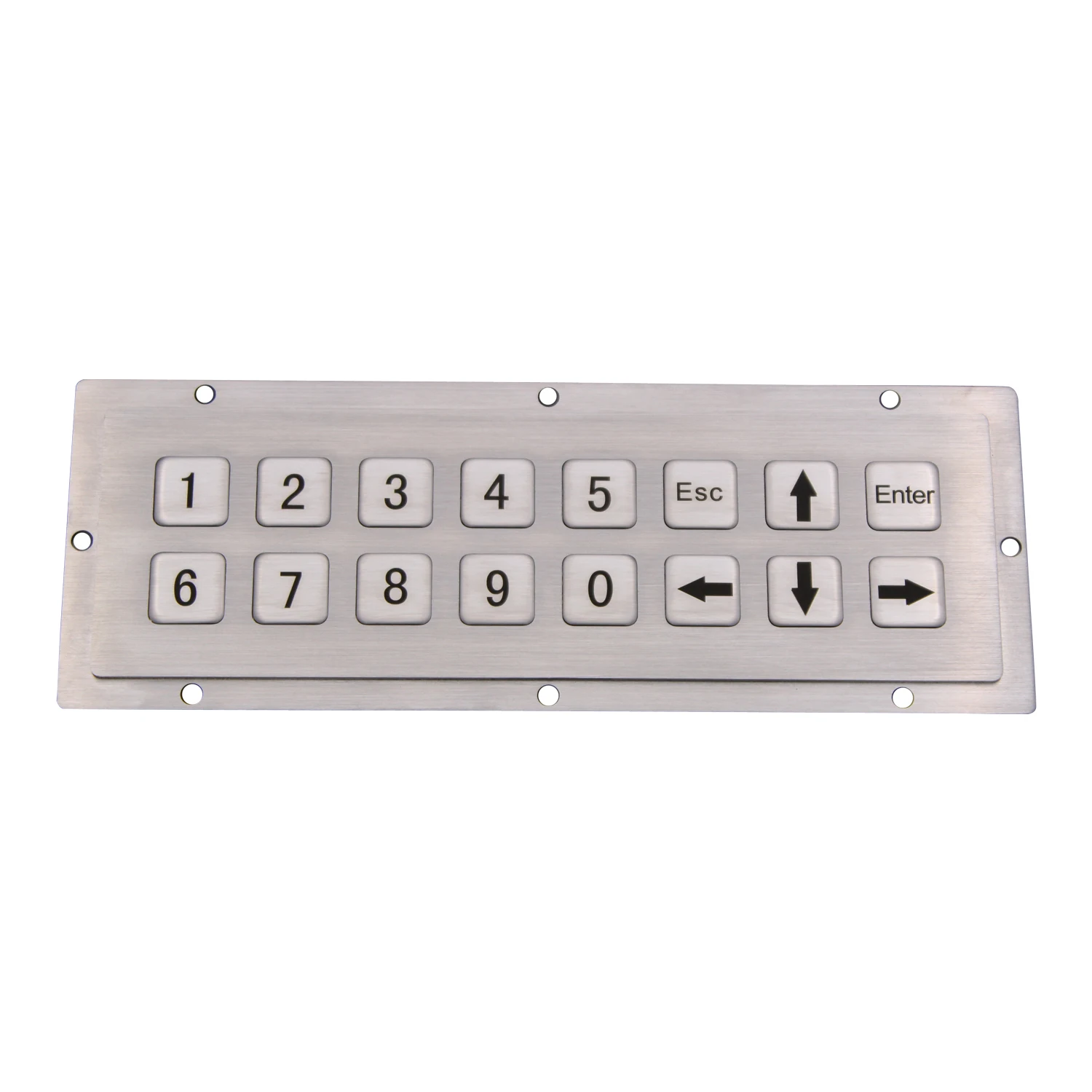 Stainless-Steel-Industrial-Keyboard-With-16-Keys-For-Self-Service-Kiosk ...