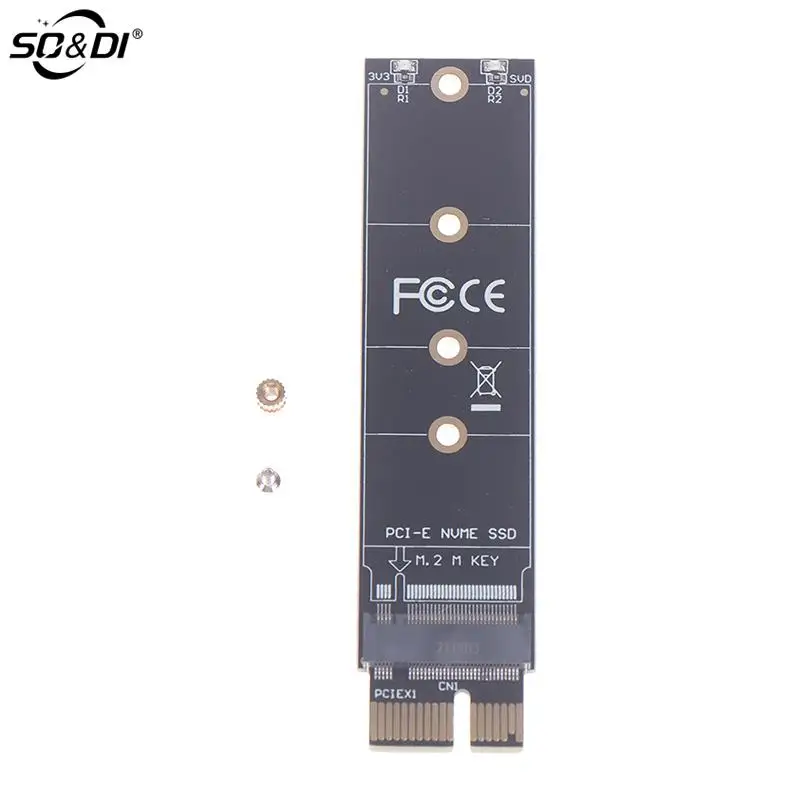 PCIE to M2 Adapter NVMe SSD M2 PCIE X1 Raiser PCI E PCI Express M Key ...