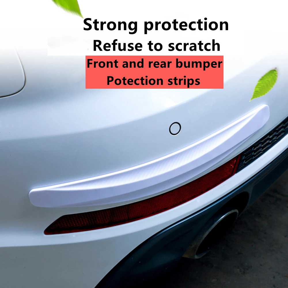 2Pcs-Car-Bumper-Protector-Strip-Guard-Corner-Body-Protection-Strips ...