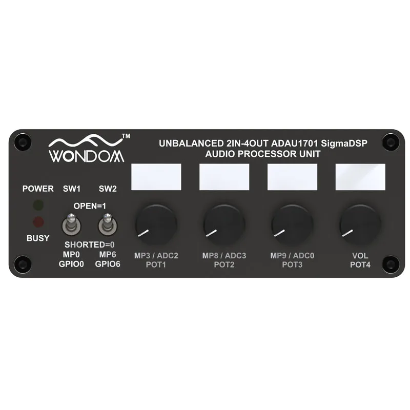 ADAU1701-2-1-4-0-DSP-Digital-Signal-Processing-Preamp2-in-4-out-Tone ...
