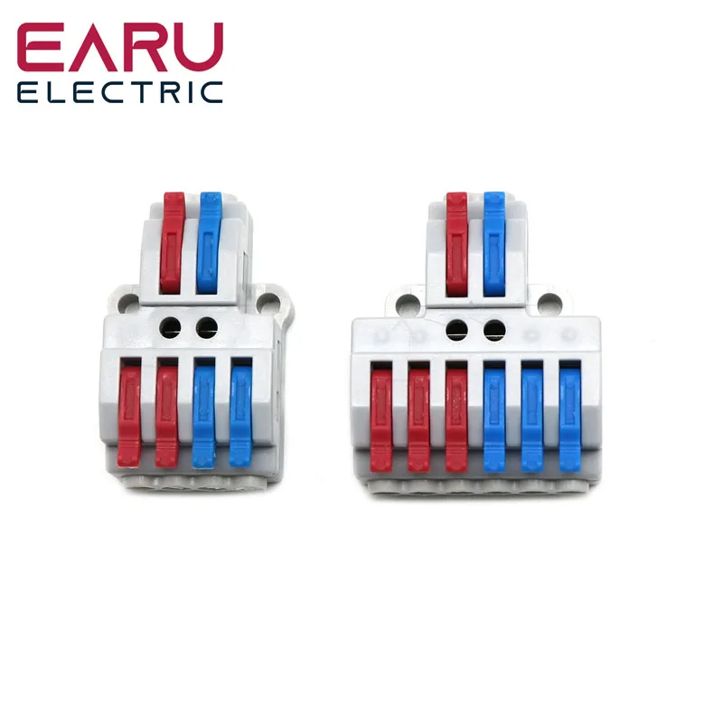 SPL-42-62-2-In-4-6-Out-Mini-Quick-Fast-Wire-Connector-Universal-Wiring ...