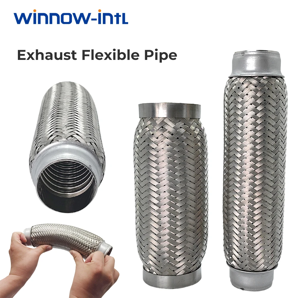 Car-Flexible-Exhaust-Tubes-Telescopic-Flexible-Connection-Braid-Bellows ...