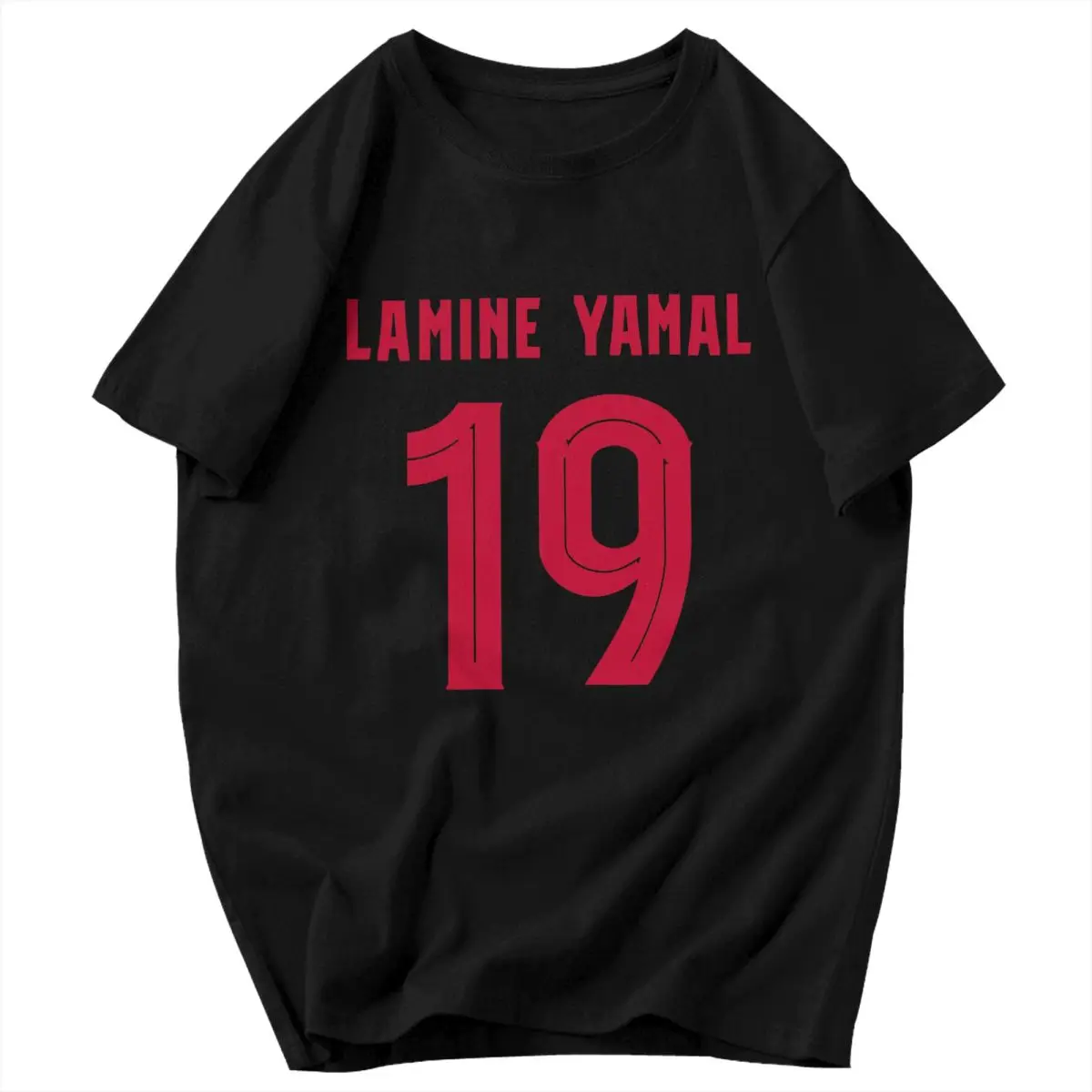 Men T Shirt Lamine Yamal No. 19 Unique Y2K Graphic Quality Unisex ...
