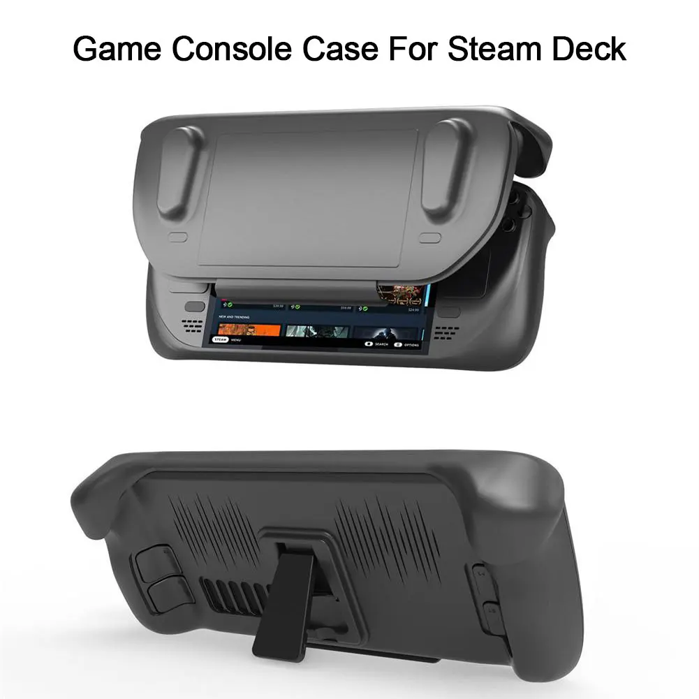 Case-For-Steam-Deck-TPU-Protective-Cover-Shell-With-Bracket-Shockproof ...